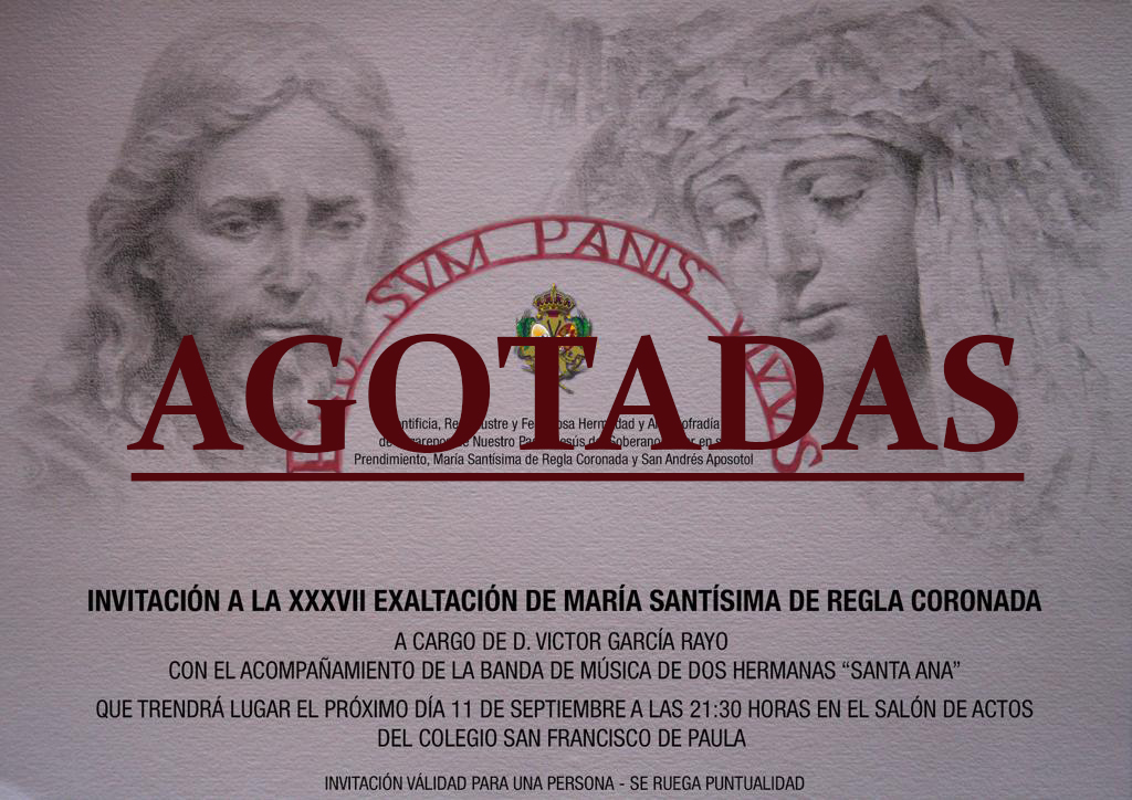 INVITACIONES AGOTADAS - Hermandad de los Panaderos | Web Oficial